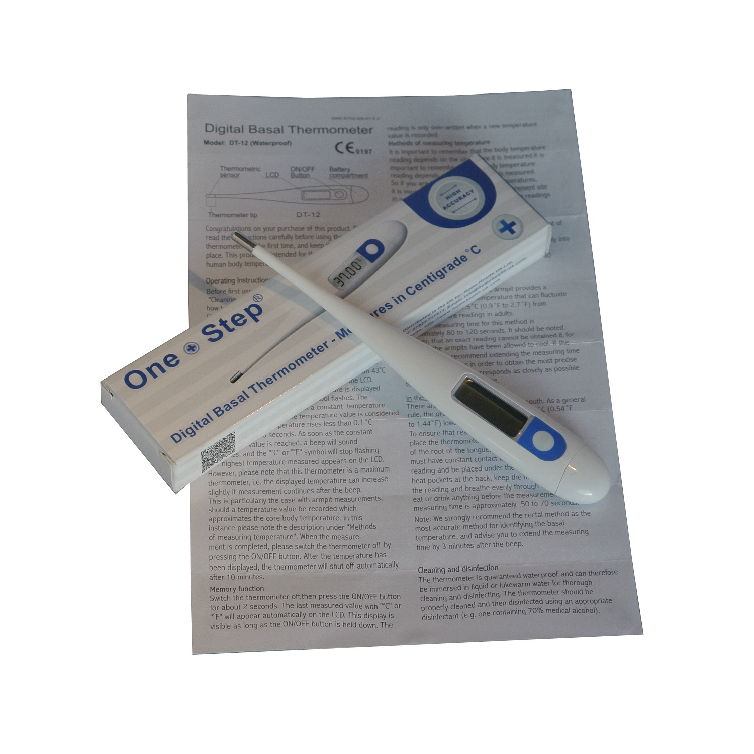 OneStep® Digital Basal (BBT) Thermometer 1/100th Degree | Deals 4 Less