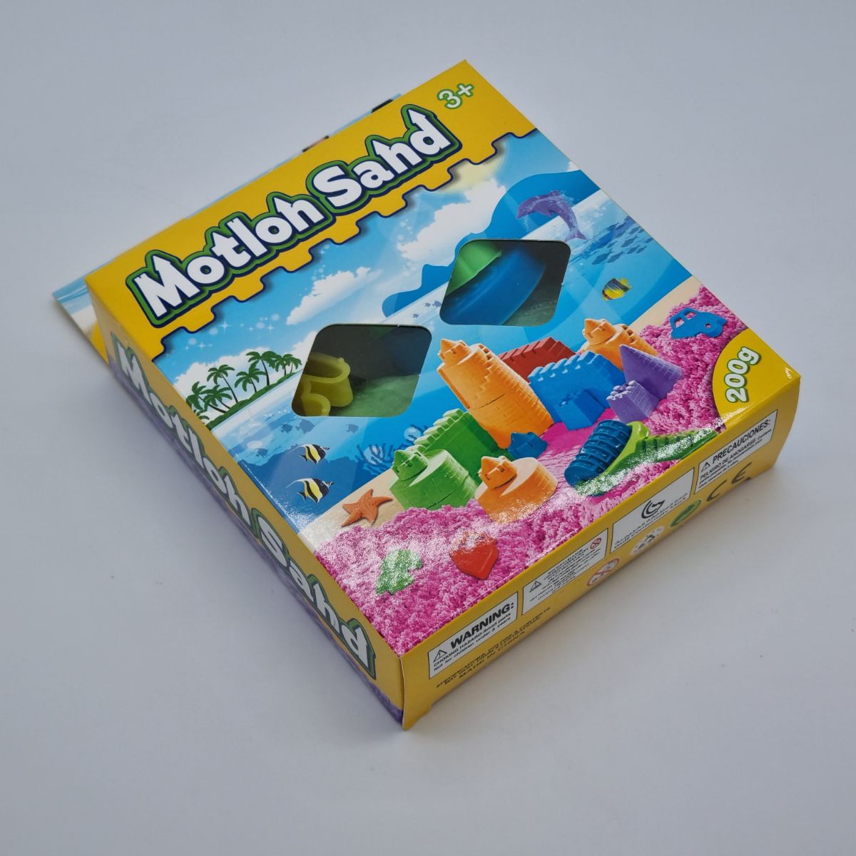 Motloh Sand® Moldable Cotton Sand w 8 Assorted Molds (200g Kit) | Deals ...