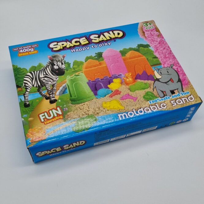 Space Sand® Moldable Space Sand w 8 Animal Molds (400g Kit) | Deals 4 Less